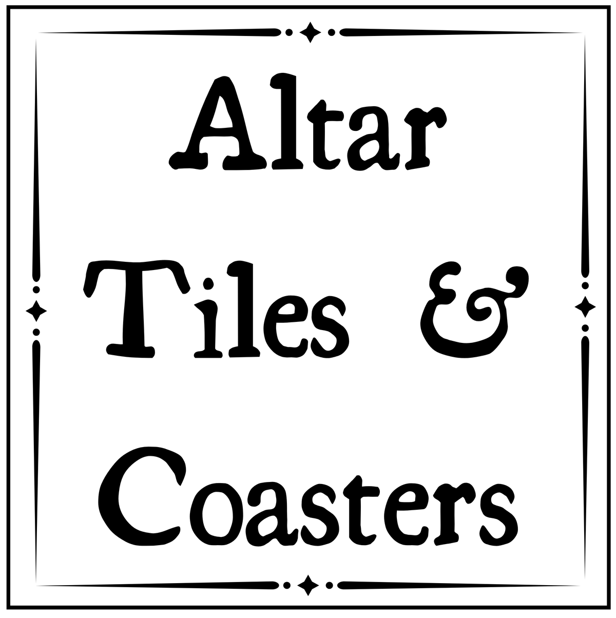 Altar Tiles and Coasters– Asheville Pagan Supply