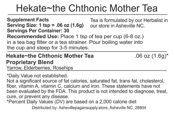 Hekate--The Chthonic Mother Tea - Asheville Pagan Supply