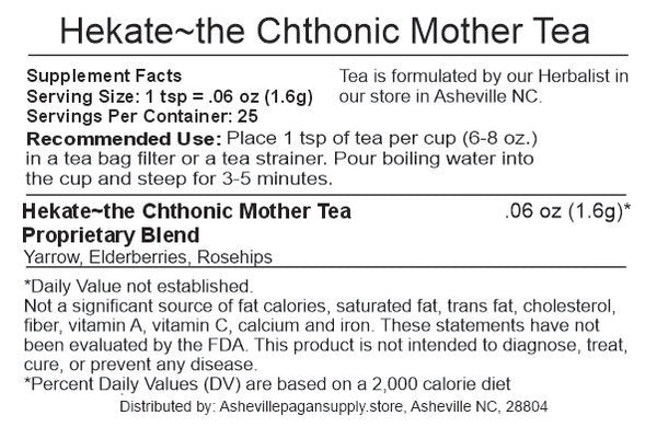 Hekate--The Chthonic Mother Tea - Asheville Pagan Supply