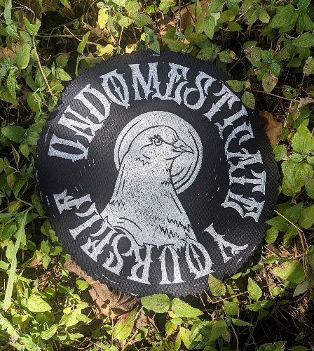 Undomesticate Yourself Feral Pigeon Sew on Patch– Asheville Pagan Supply