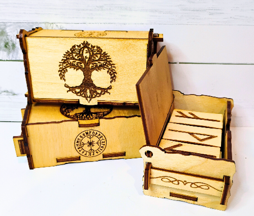Futhark Rune Box Set: Tree Braid - Asheville Pagan Supply